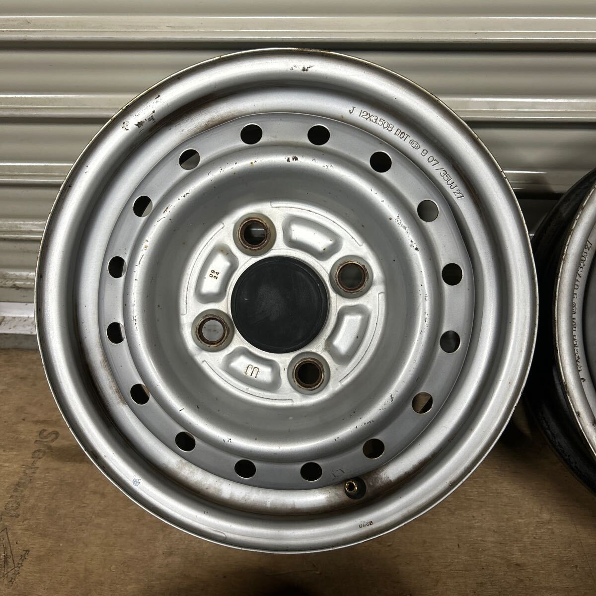 1円スタート スズキ キャリィ 純正 12インチ スチール ホイール 4本セット 12×3.5J PCD100/4 DA63T キャリー キャリイ テッチン(純正品)｜売買されたオークション ...