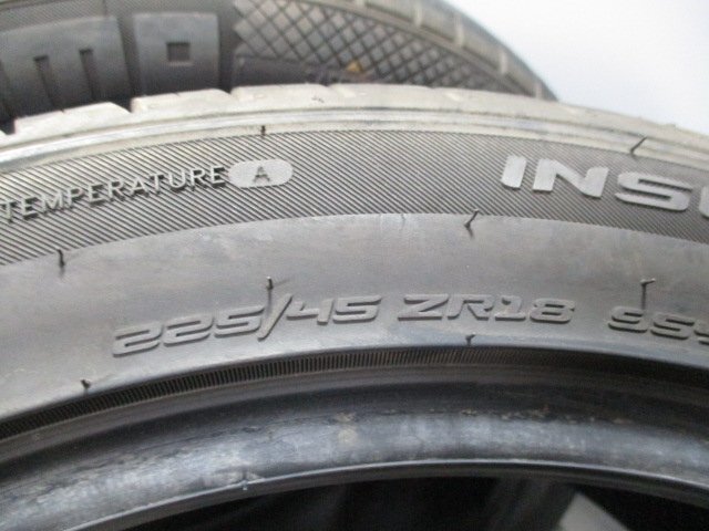 Yahoo!オークション - R864 中古タイヤ サマー 2023年製 225/45ZR18 バ...