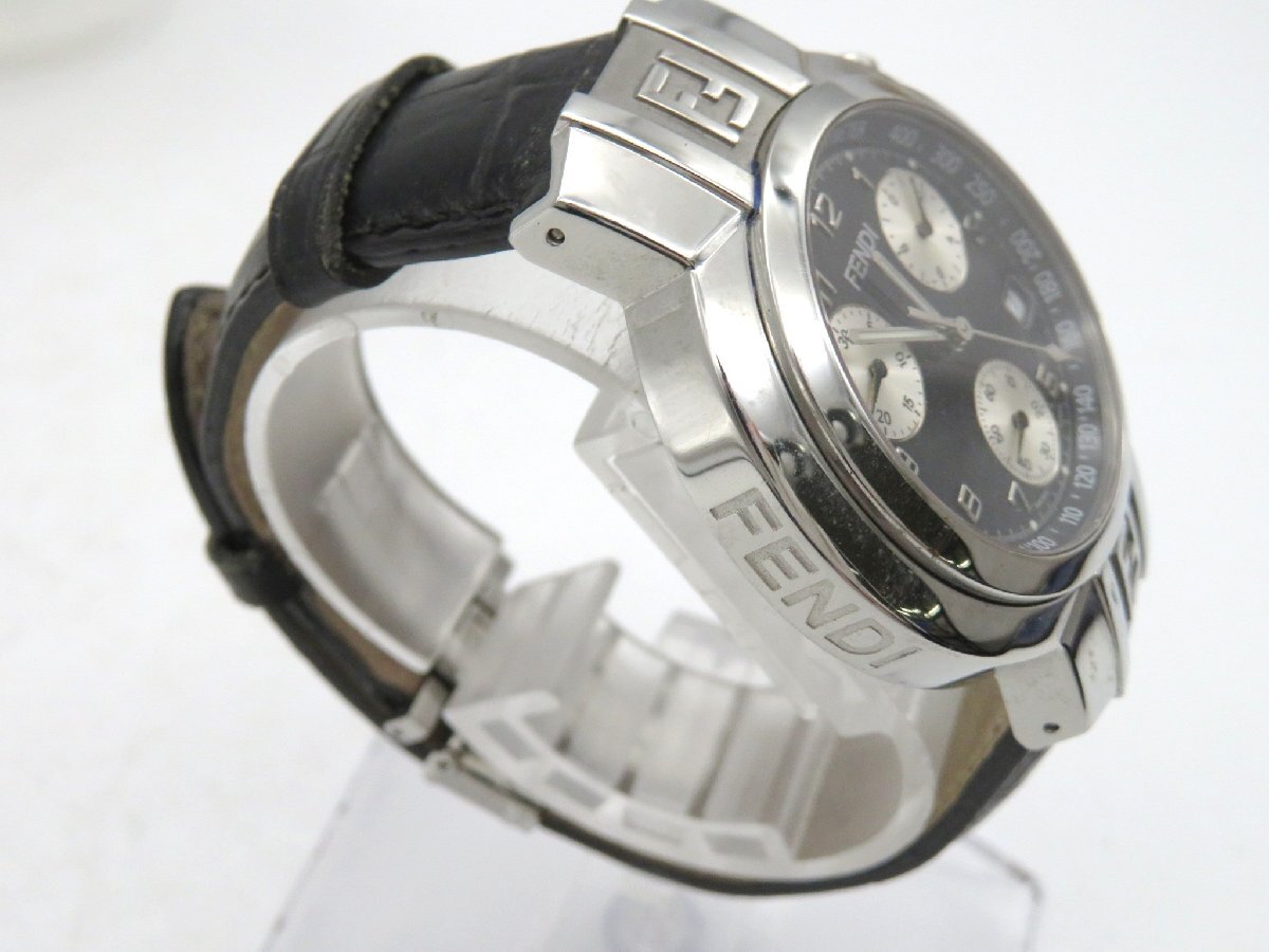 Yahoo!オークション - \1 稼働 フェンディ 000-4500G-886 ブラック ク...