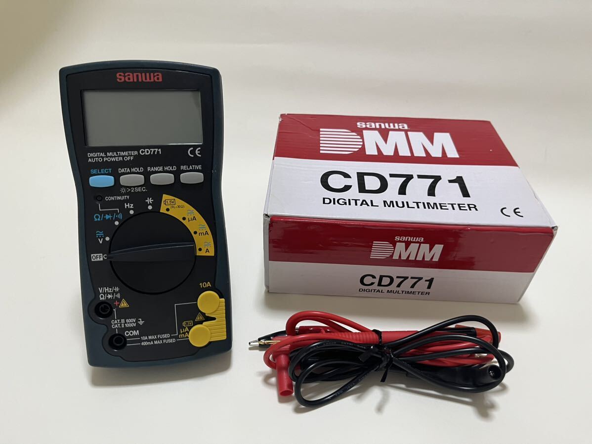 Yahoo!オークション - sanwa CD771 デジタルマルチメーター テスター