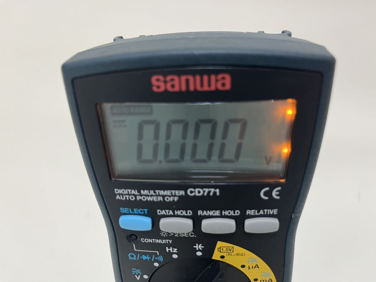 Yahoo!オークション - sanwa CD771 デジタルマルチメーター テスター