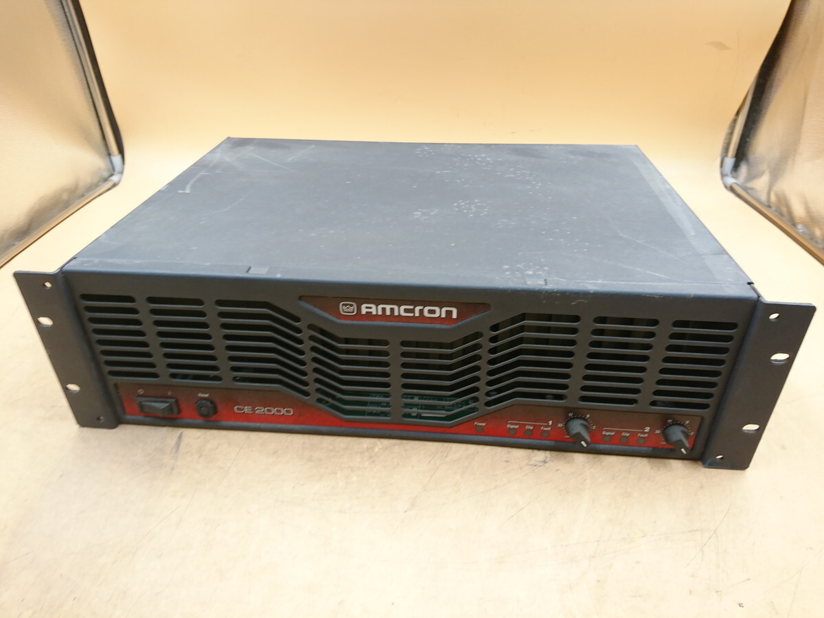 Yahoo!オークション - 9378 Amcron CROWN パワーアンプ CE2000A