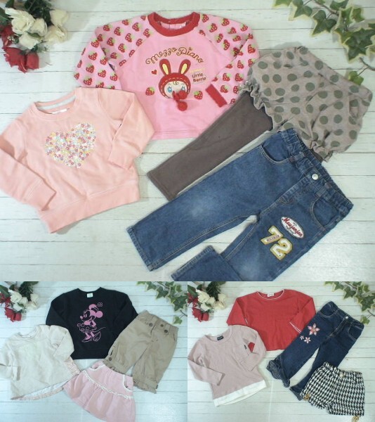 Yahoo!オークション - 30-2776 90～100㎝サイズ・女の子・子供服 ナチ...