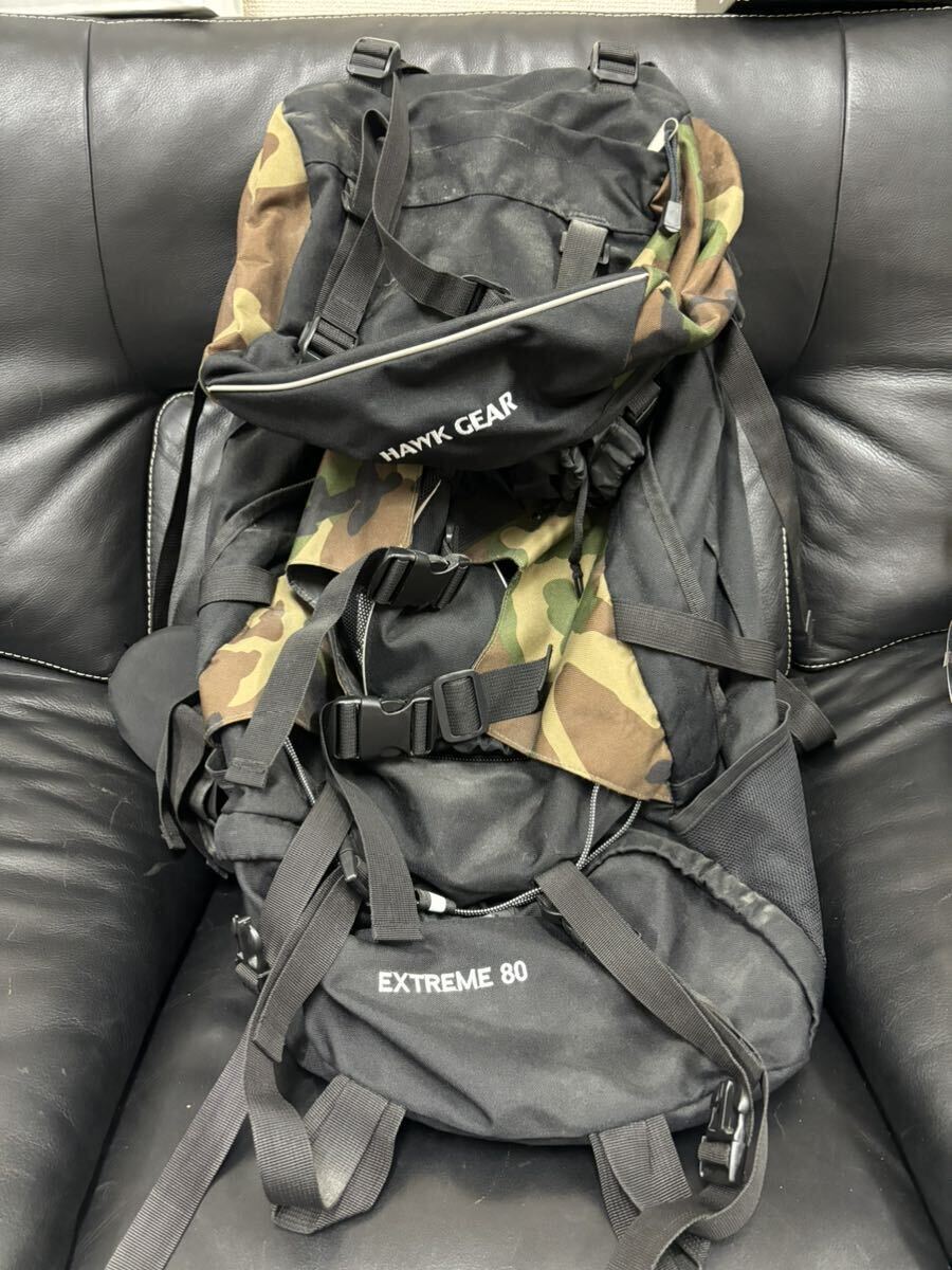 g23 HAWK GEAR EXTREME80 登山 バックパック リュック アウトドア 大容量 大型(バックパック)｜売買されたオークション情報、yahooの商品情報をアーカイブ公開 ...