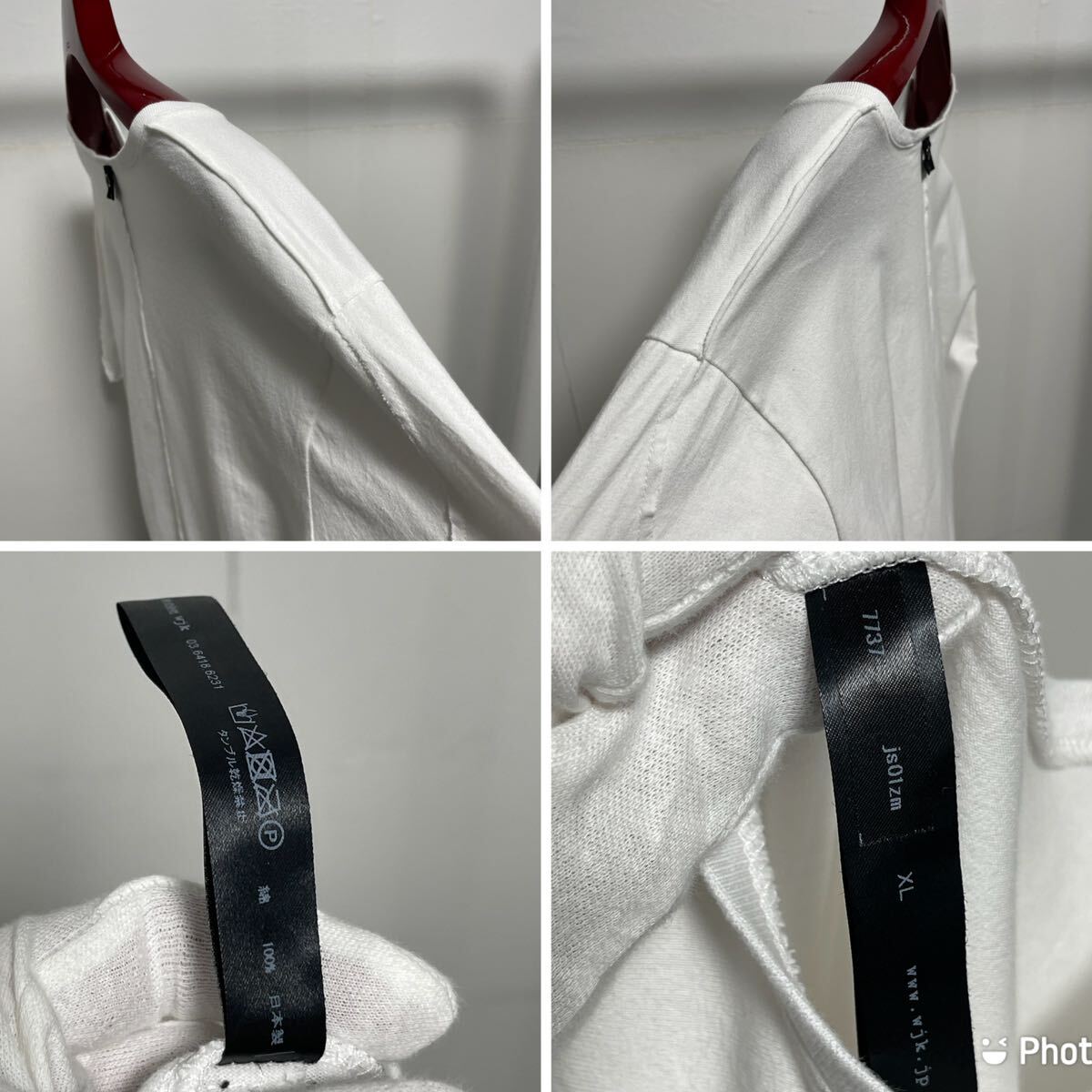 Yahoo!オークション - wjk ダブルジェーケー VネックTシャツ 半袖カッ...