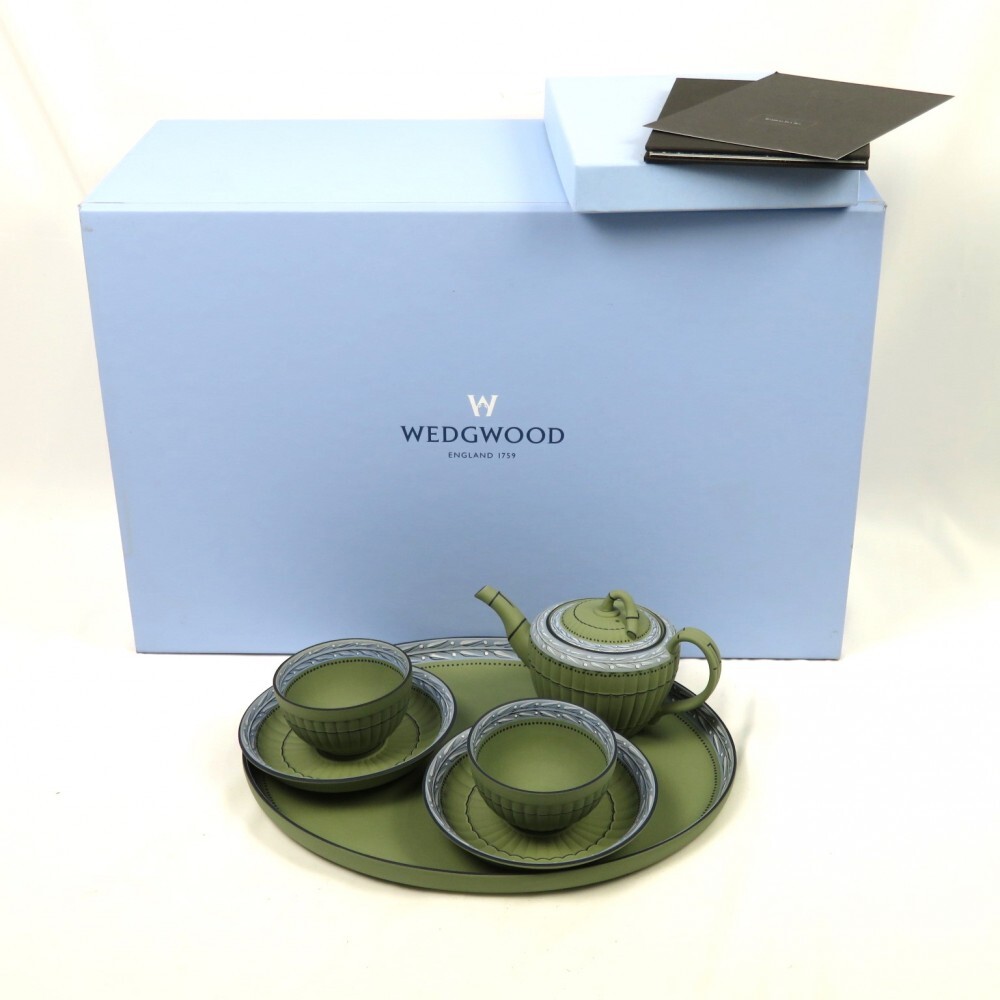 1円〜 限定 Wedgwood ウェッジウッド バンブー ティーセット 22/50 計6点 箱付 ※同梱不可 y55-2988293【Y商品】 1円〜 限定 Wedgwood ウェッジウッド ...