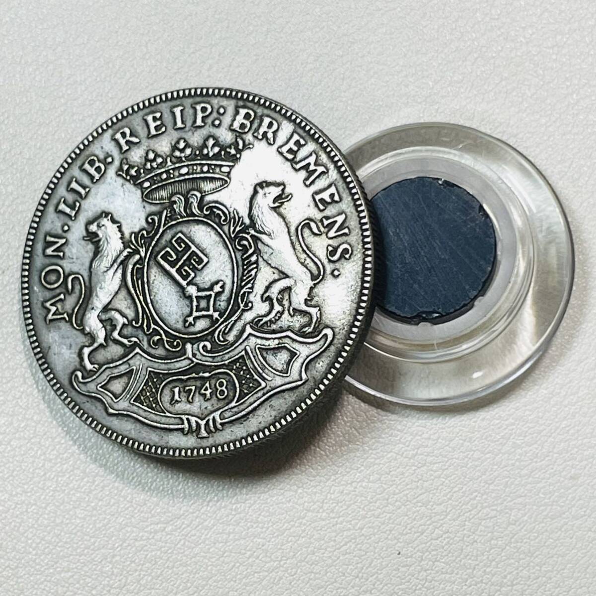 Yahoo!オークション - ドイツ 硬貨 古銭 ブレーメン市 1748年 「自由ハ...