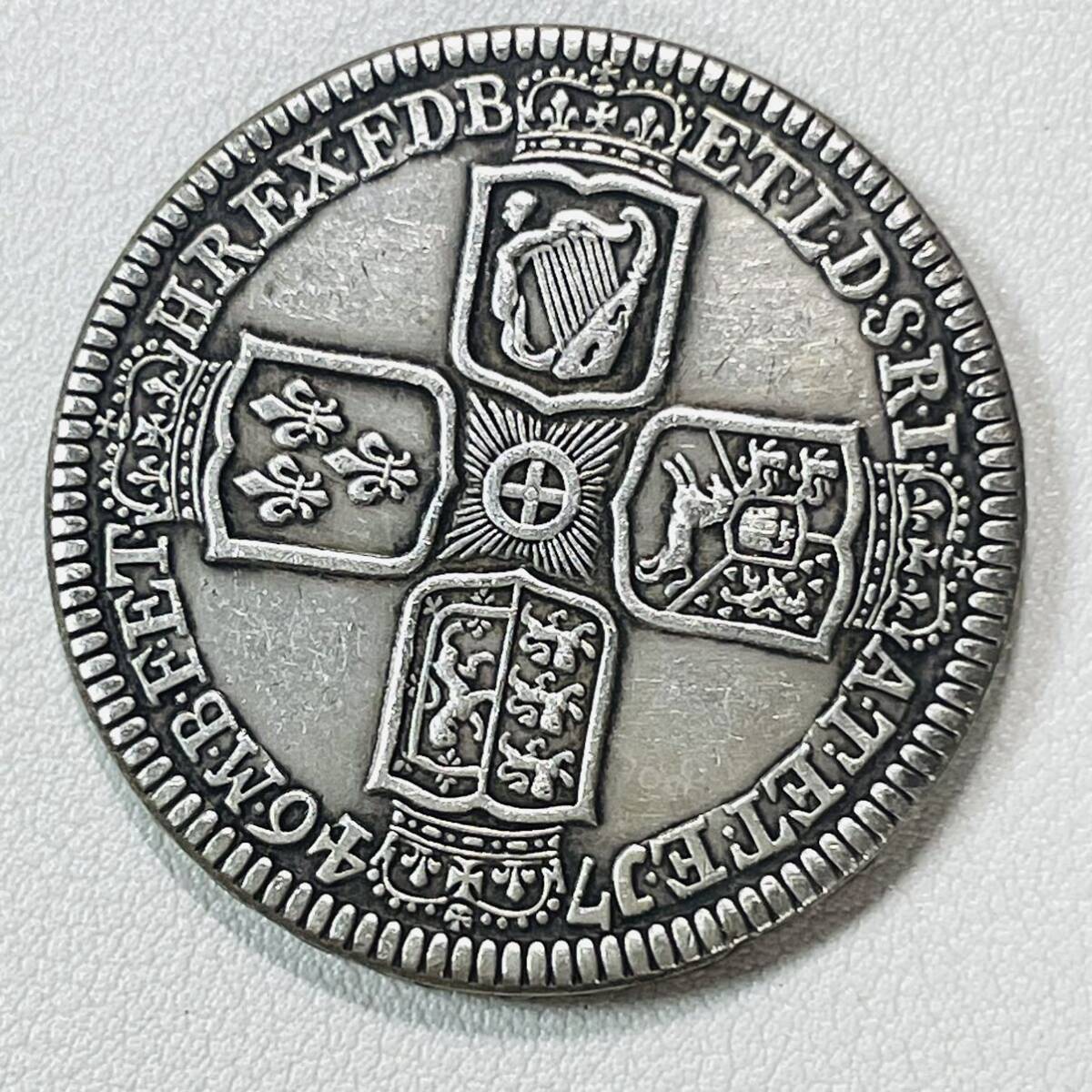 Yahoo!オークション - イギリス 硬貨 古銭 ジョージ2世 1746年 クラウ...