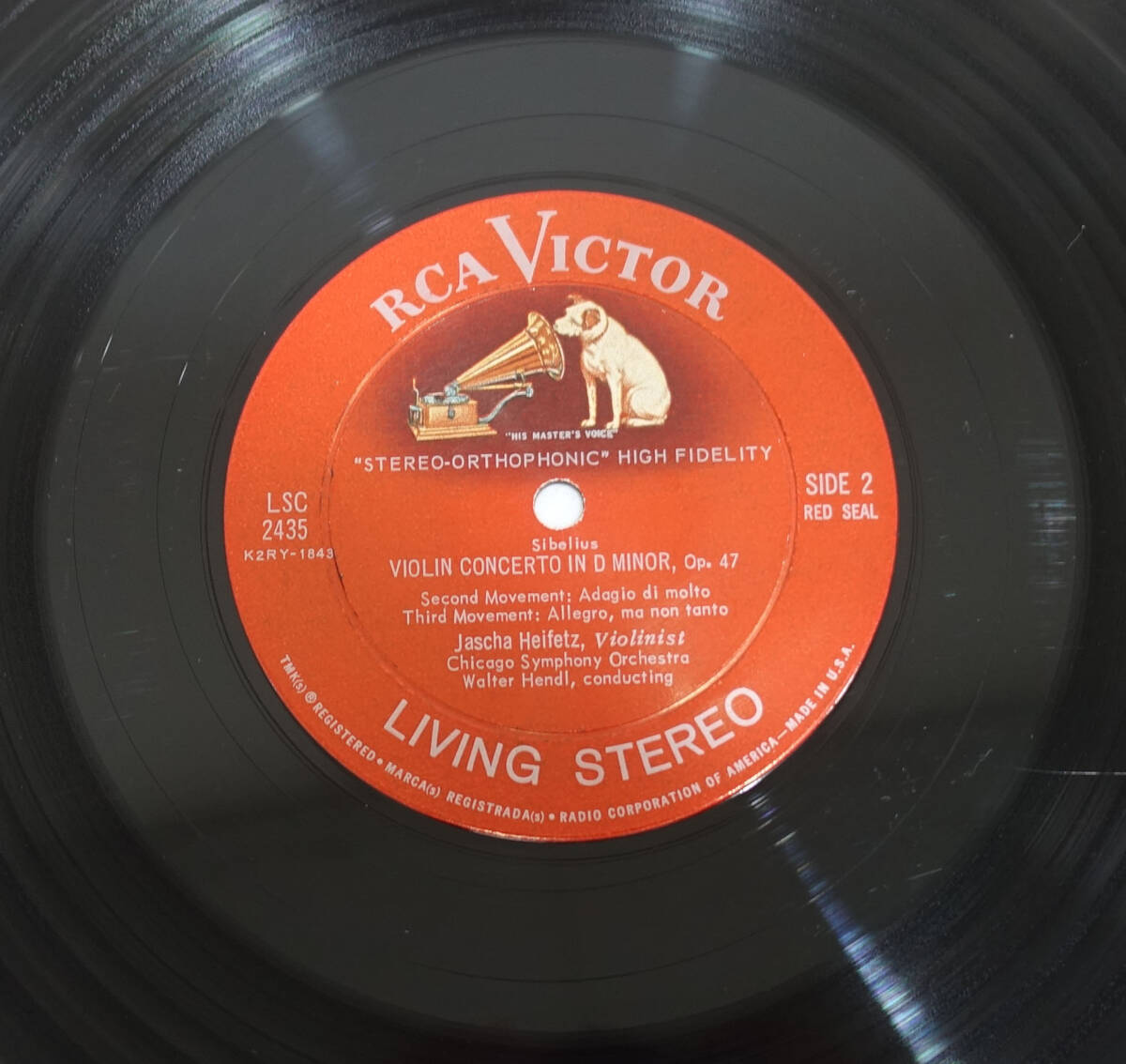 Yahoo!オークション - 米RCA LSC-2435 Shaded-Dog シベリウス ヴァイオ...