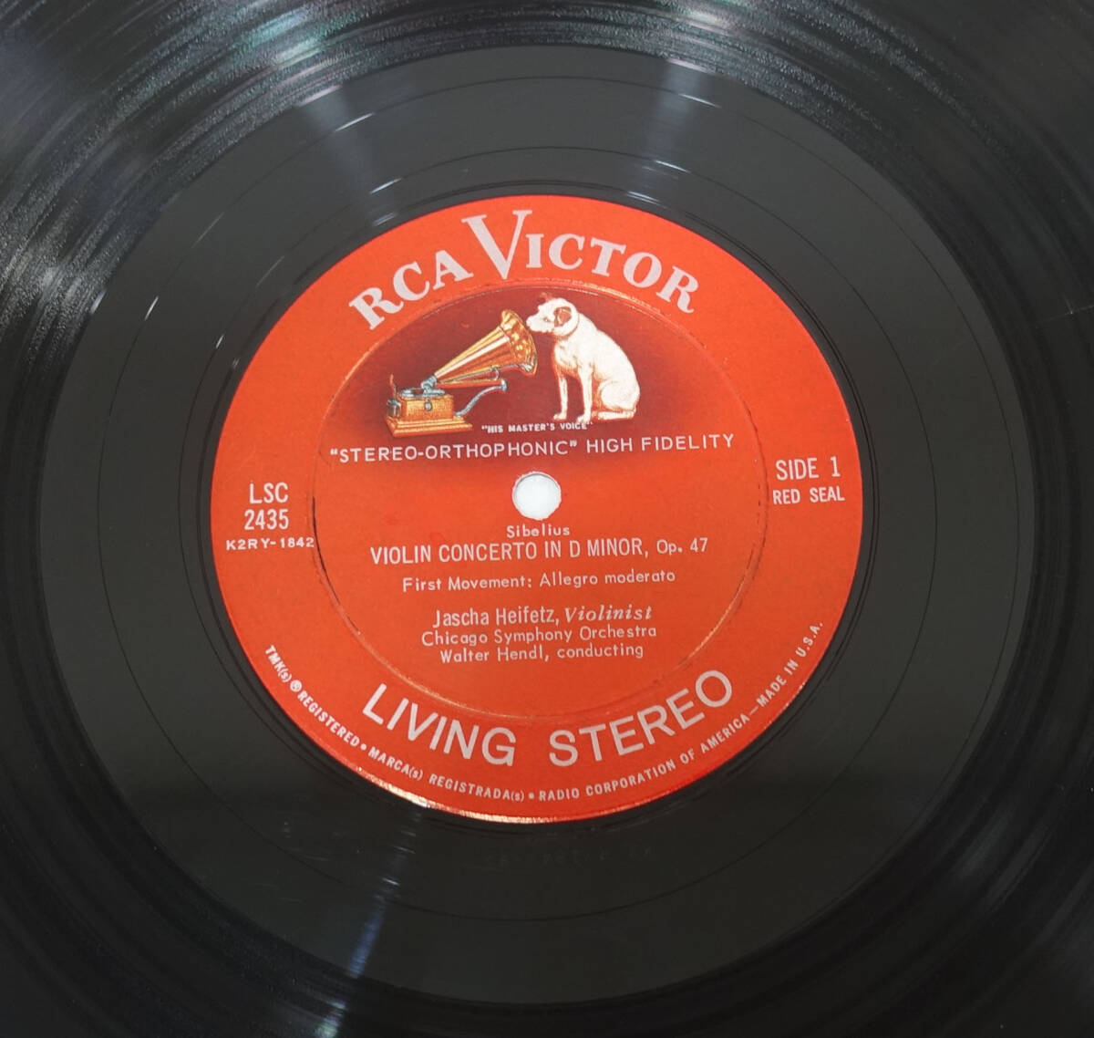 Yahoo!オークション - 米RCA LSC-2435 Shaded-Dog シベリウス ヴァイオ...