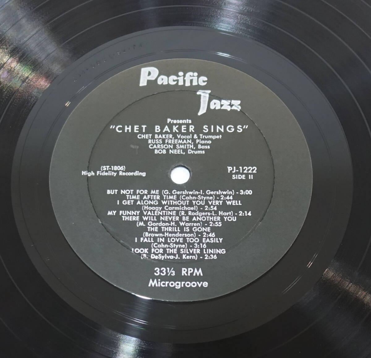 Yahoo!オークション - US Pacific Jazz 完全オリジナル PJ-1222 Chet B...