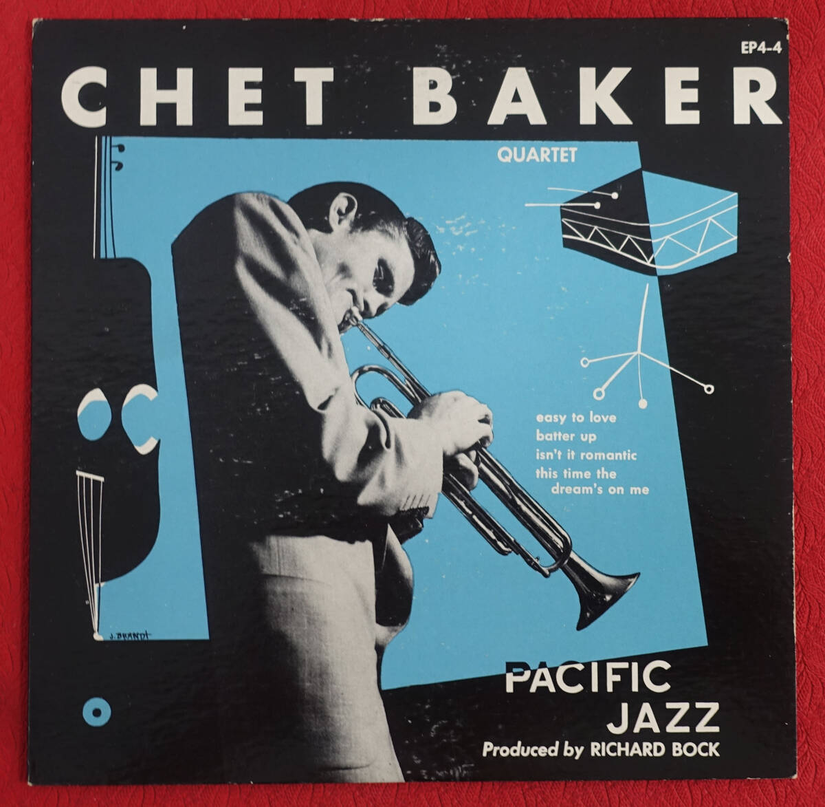 Yahoo!オークション - US Pacific Jazz EP4-4 オリジナル Chet Baker Q...