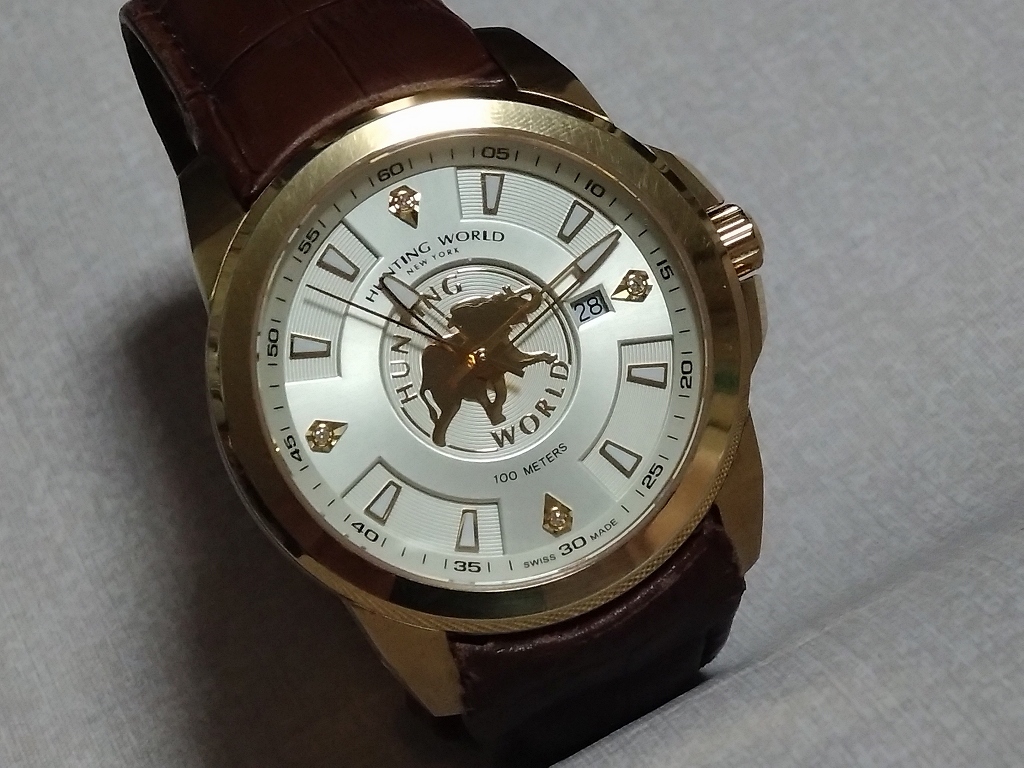 Yahoo!オークション - ハンティングワールド 5000本限定 スイス製 石入...