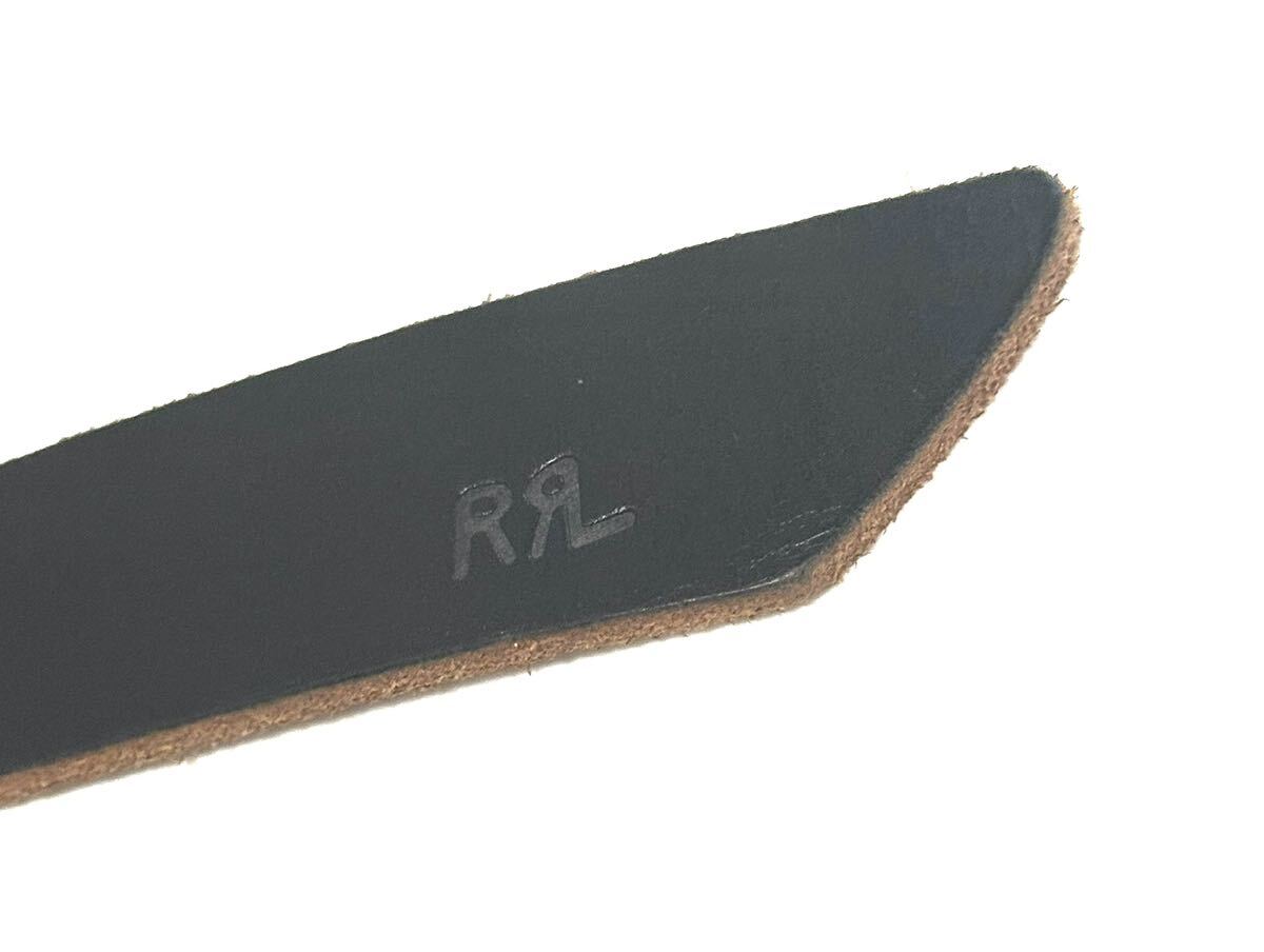 Yahoo!オークション - 1円スタート RRL ヴィンテージ加工 レザーベルト...