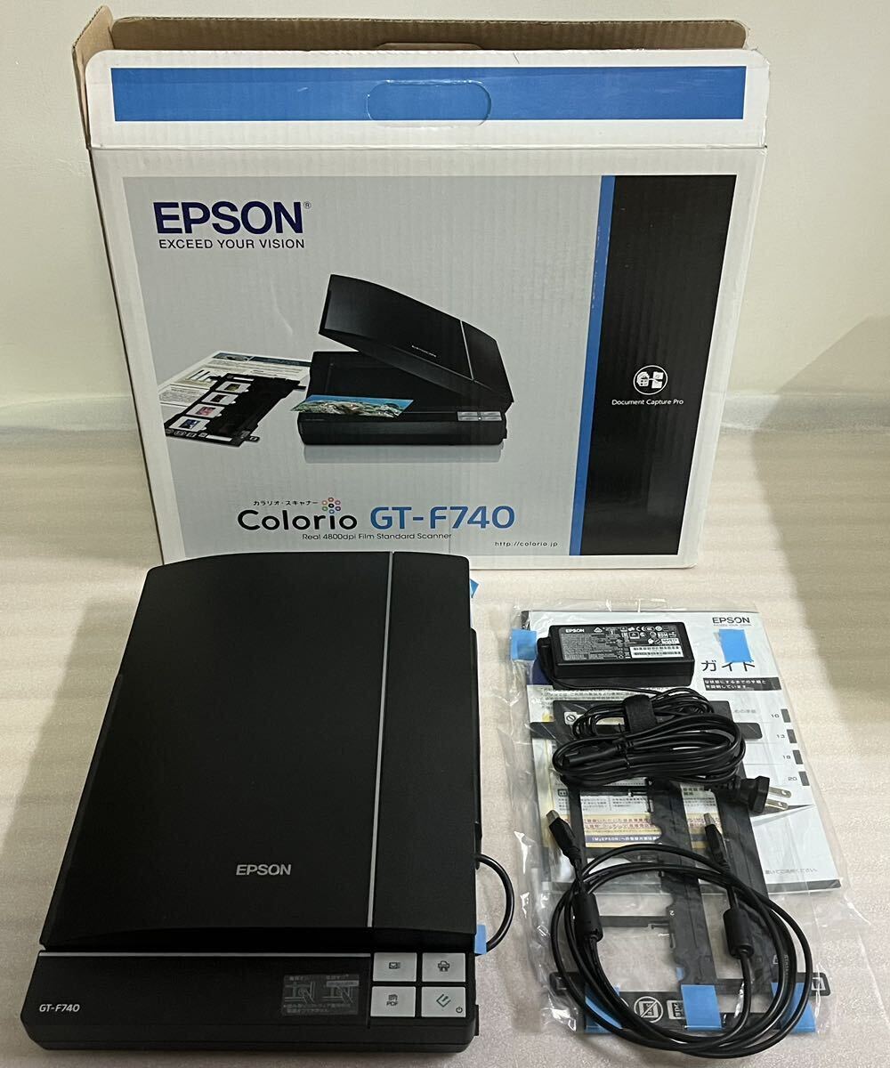 Yahoo!オークション - 美品 エプソン スキャナー GT-F740 (フラットベ...