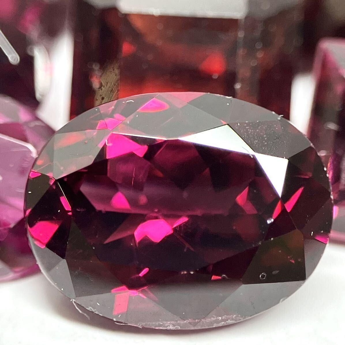 Yahoo!オークション - 天然ガーネットおまとめ 49.5ct S約9.9g ルー...