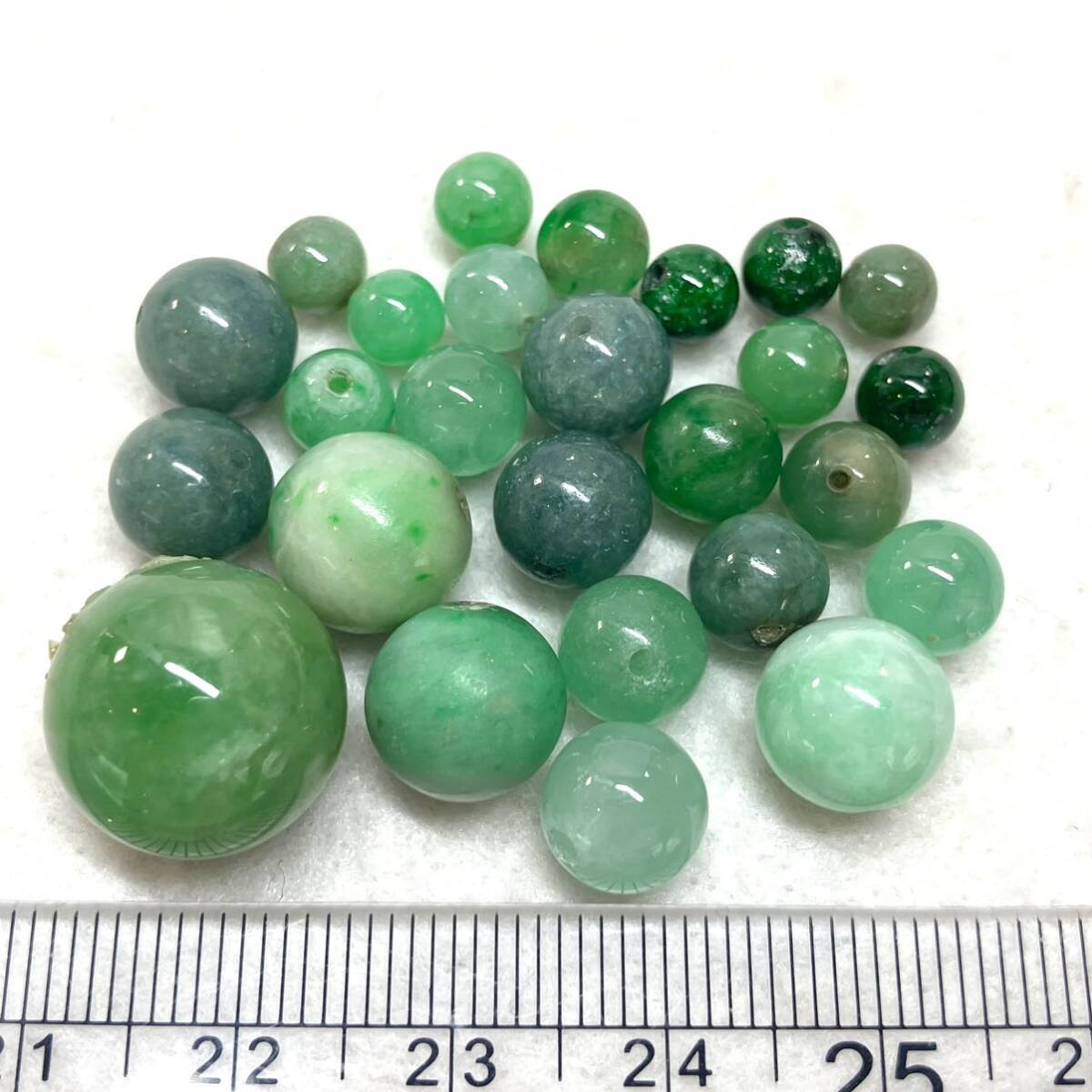 Yahoo!オークション - S 天然本翡翠おまとめ100ct S ルース 裸石 je...