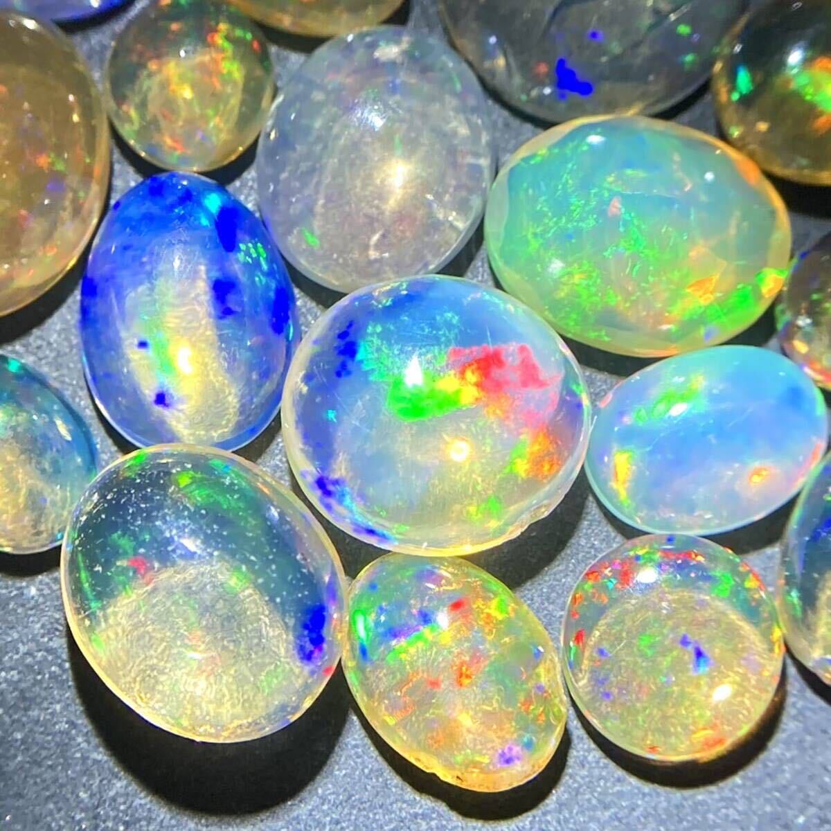 Yahoo!オークション - 遊色効果 天然ファイアオパールおまとめ51.5ct ...