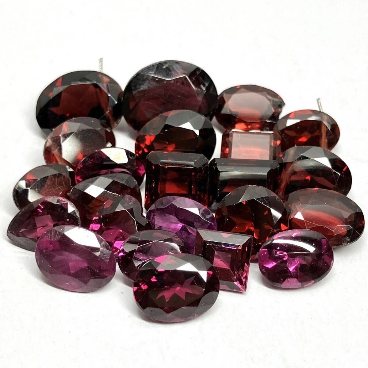 Yahoo!オークション - 天然ガーネットおまとめ 49.5ct S約9.9g ルー...