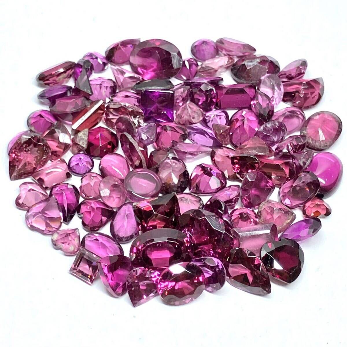 Yahoo!オークション - 天然ガーネットおまとめ 49.5ct S約9.9g ルー...