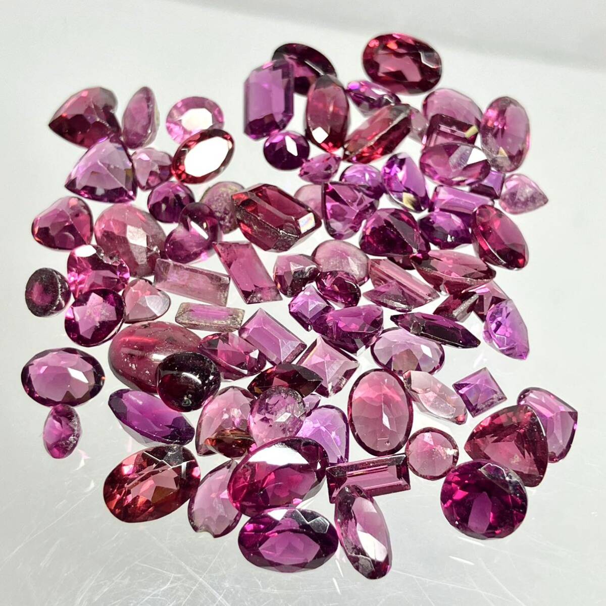 Yahoo!オークション - 天然ガーネットおまとめ 49.5ct S約9.9g ルー...