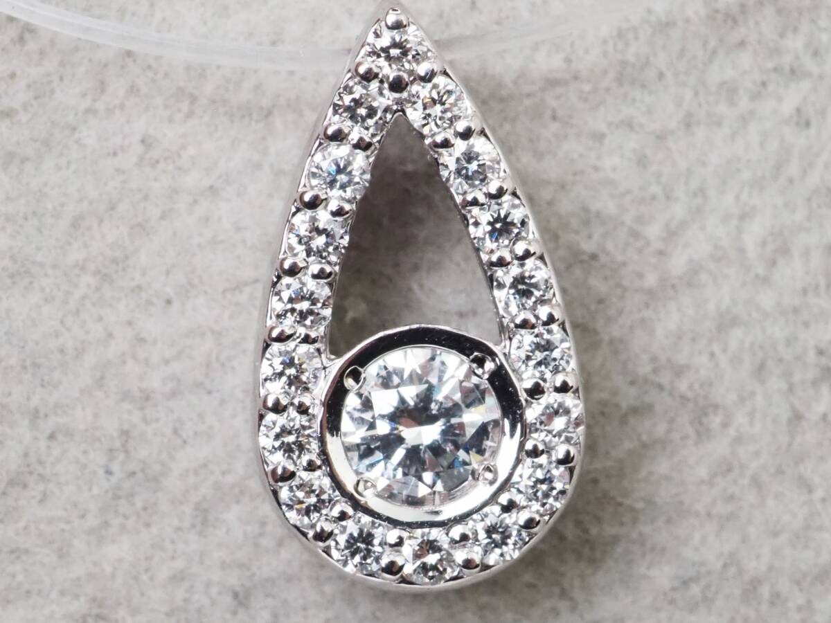 Yahoo!オークション - 【4938P】Pt900 天然ダイヤモンド 0.25ct/1.1g ...