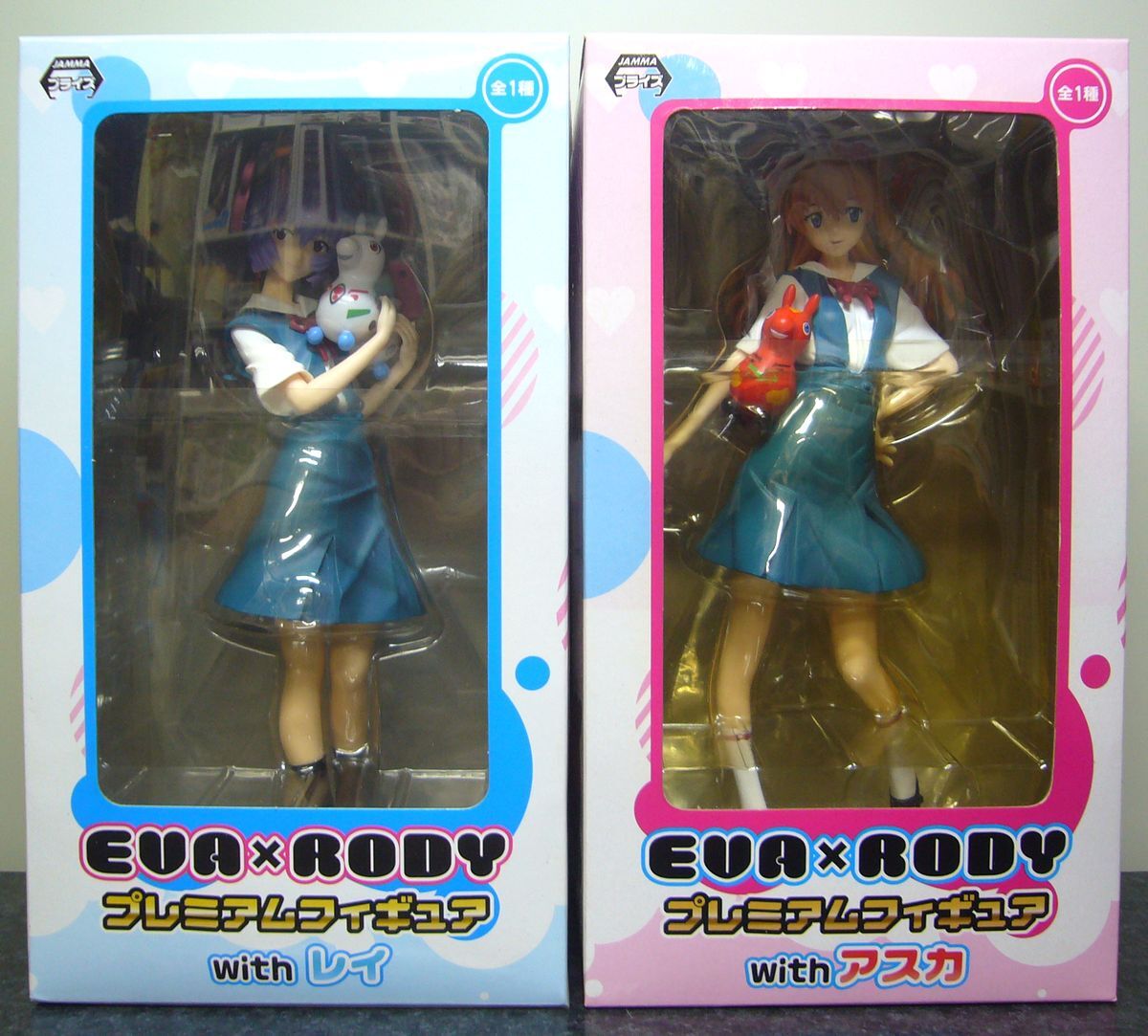 Yahoo!オークション - EVA×RODY プレミアムフィギュア with レイ アス...