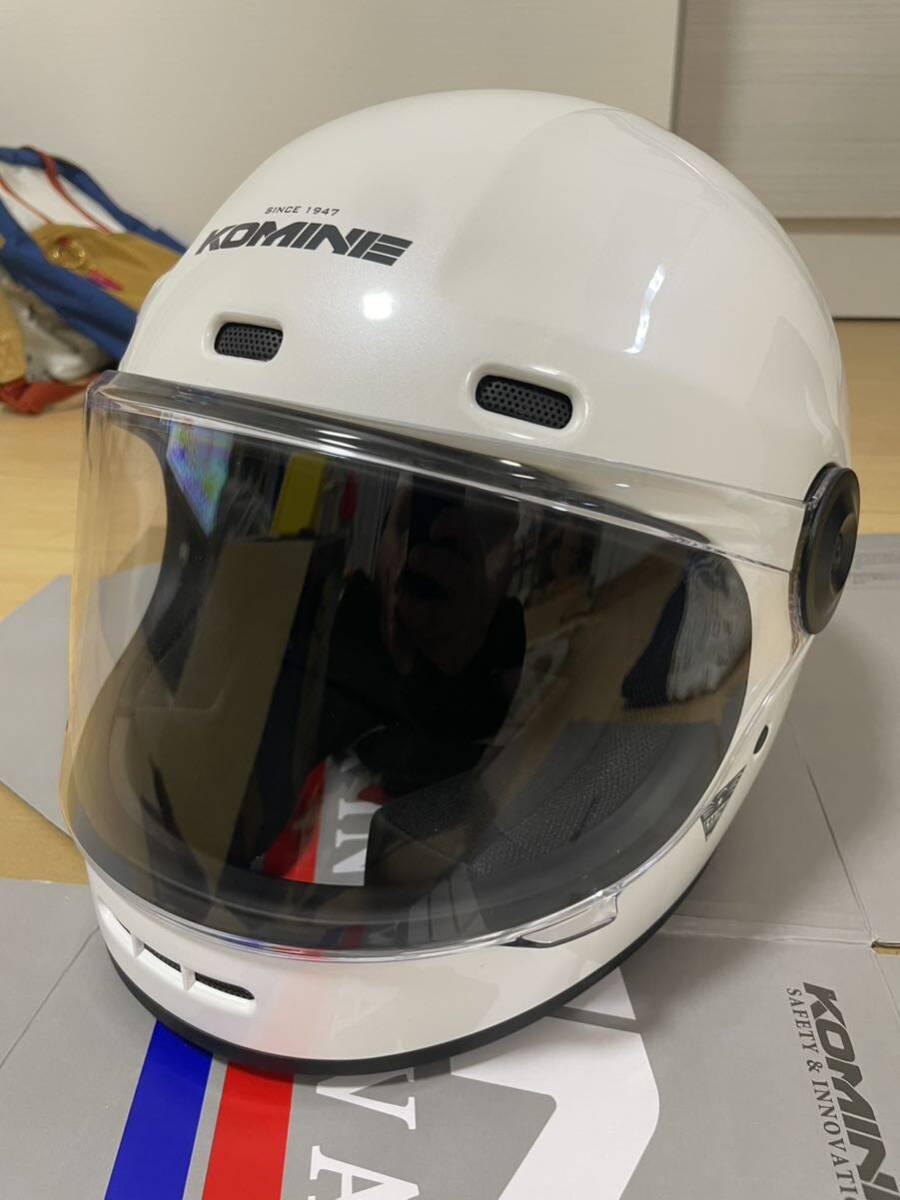 Yahoo!オークション - コミネ フルフェイスヘルメット HK-190 ネオレト...