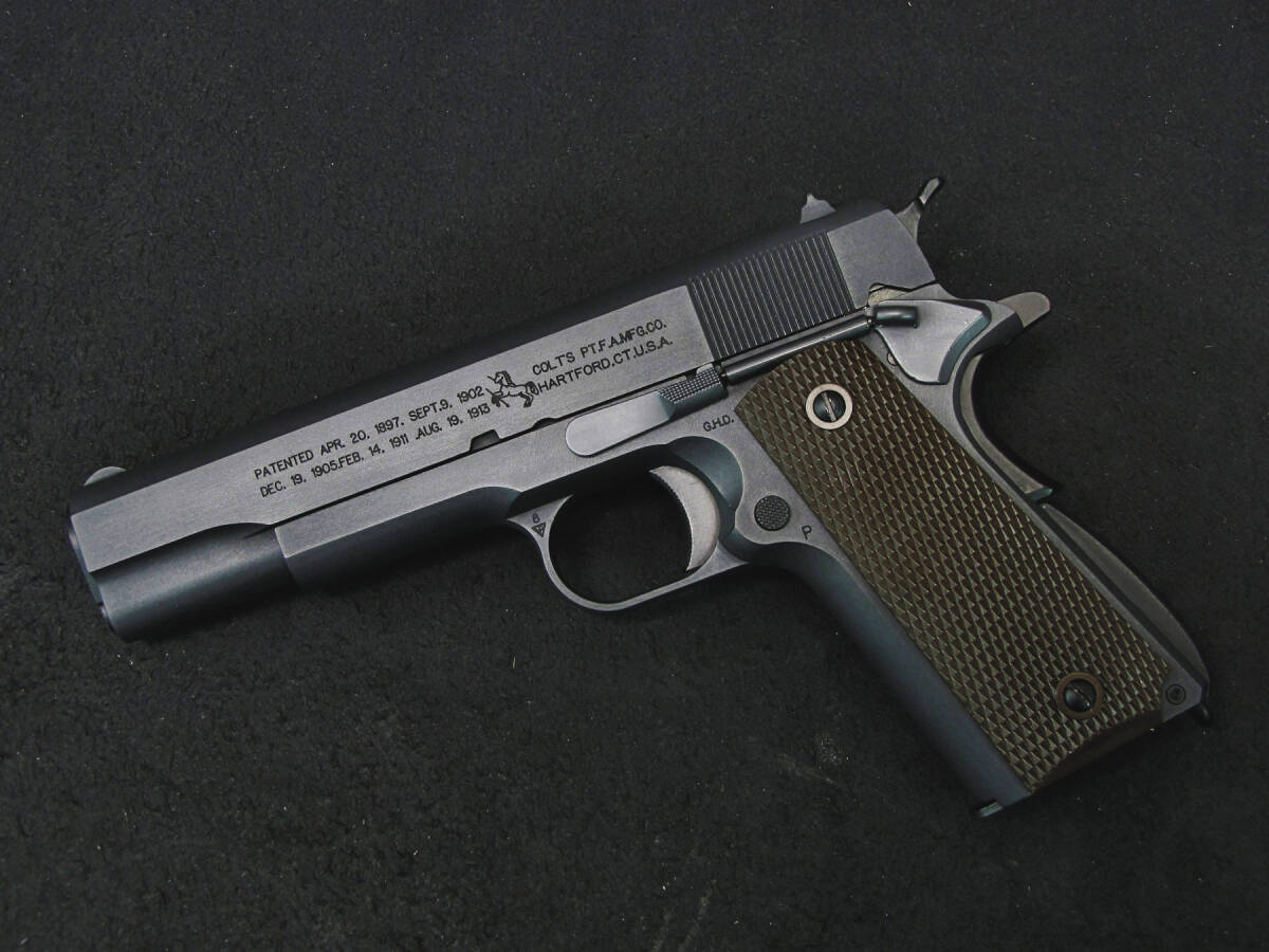 Yahoo!オークション - WE M1911A1 US ARMY リアル刻印 ヴィンテージ塗...