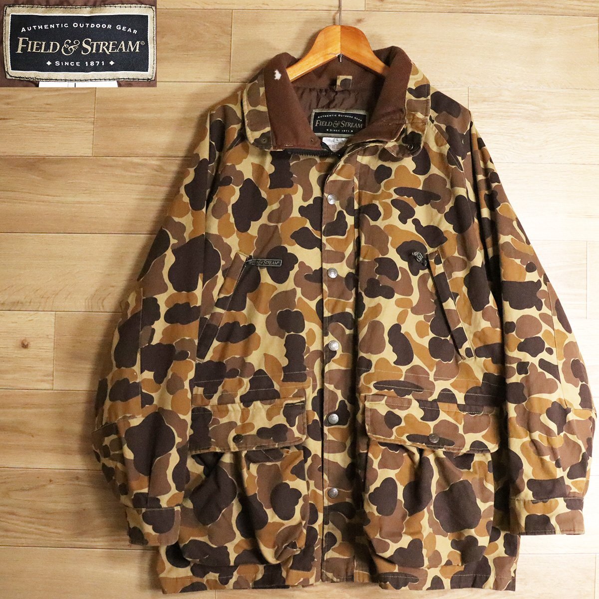 Yahoo!オークション - C3K/R8.2-7 FIELD & STREAM ハンティングジャケ...