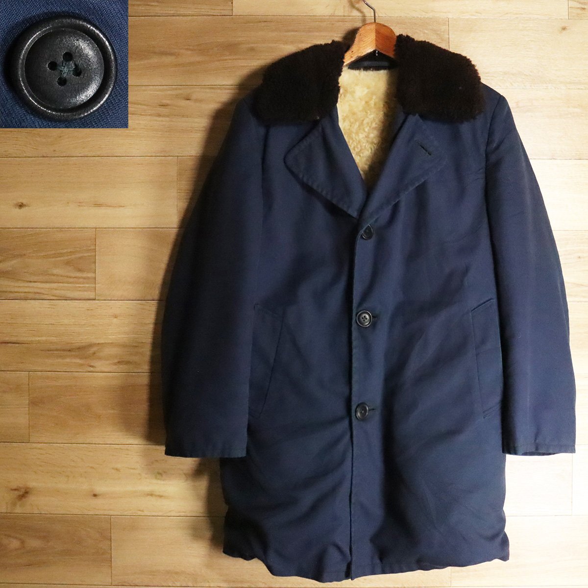 Yahoo!オークション - C3K/R4.19-2 襟ボアジャケット ランチコート ギ...