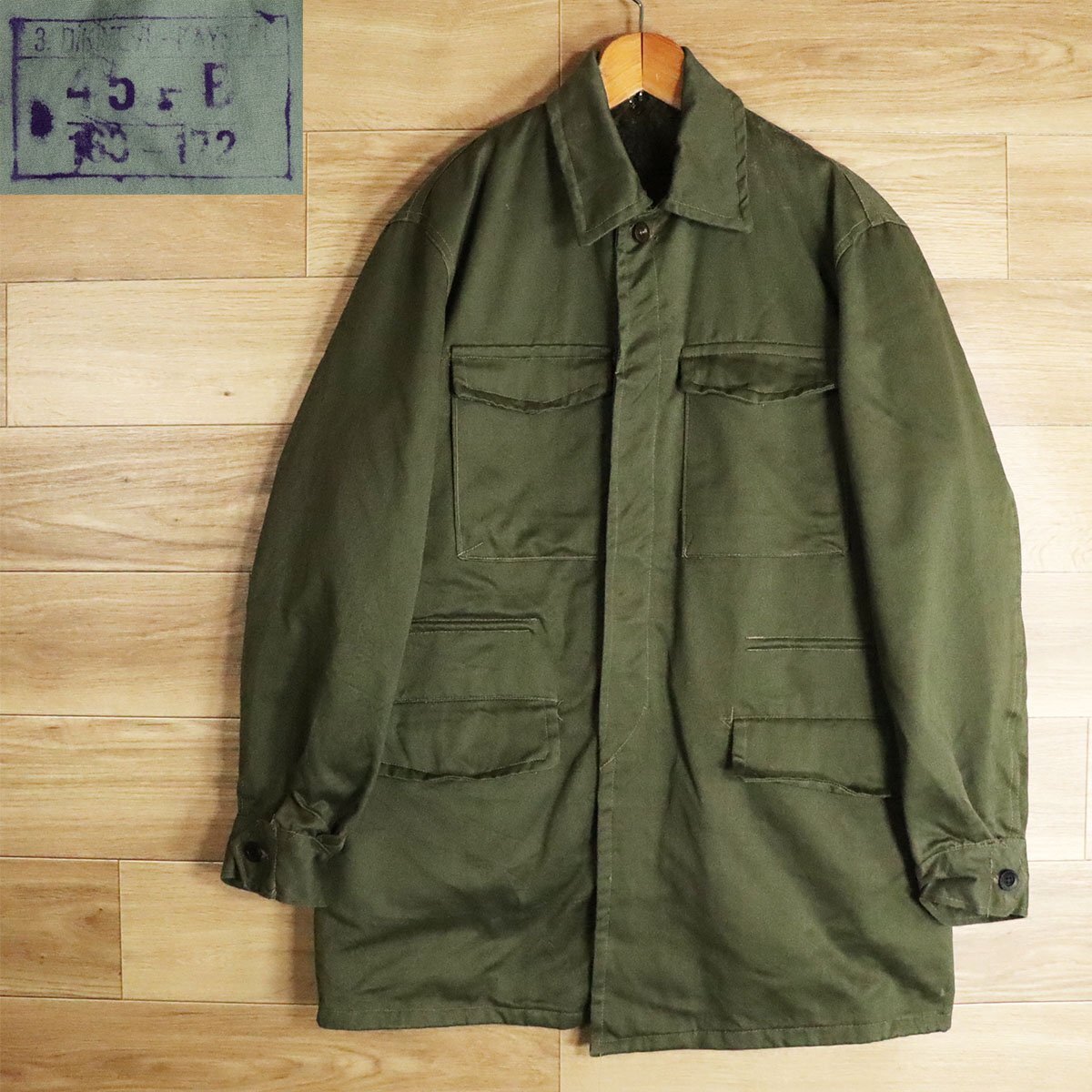 %4R/Y4.4-2 ユーロミリタリー ミリタリージャケット ミリタリーコート ボアライナー フィールドジャケット カーキ系 メンズ(戦闘服)｜売買されたオークション情報、yahooの商品情報 ...