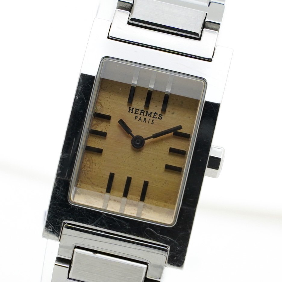 Yahoo!オークション - 稼働 HERMES エルメス TA1.210 タンデム QZ クオ...