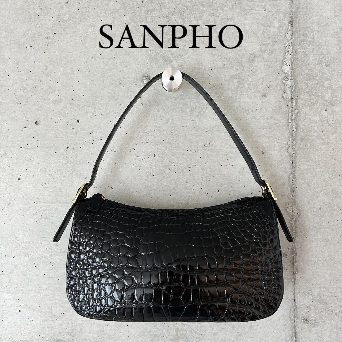 Yahoo!オークション - 【美品】JRAタグ付き SANPHO SANPO バッグ クロ...