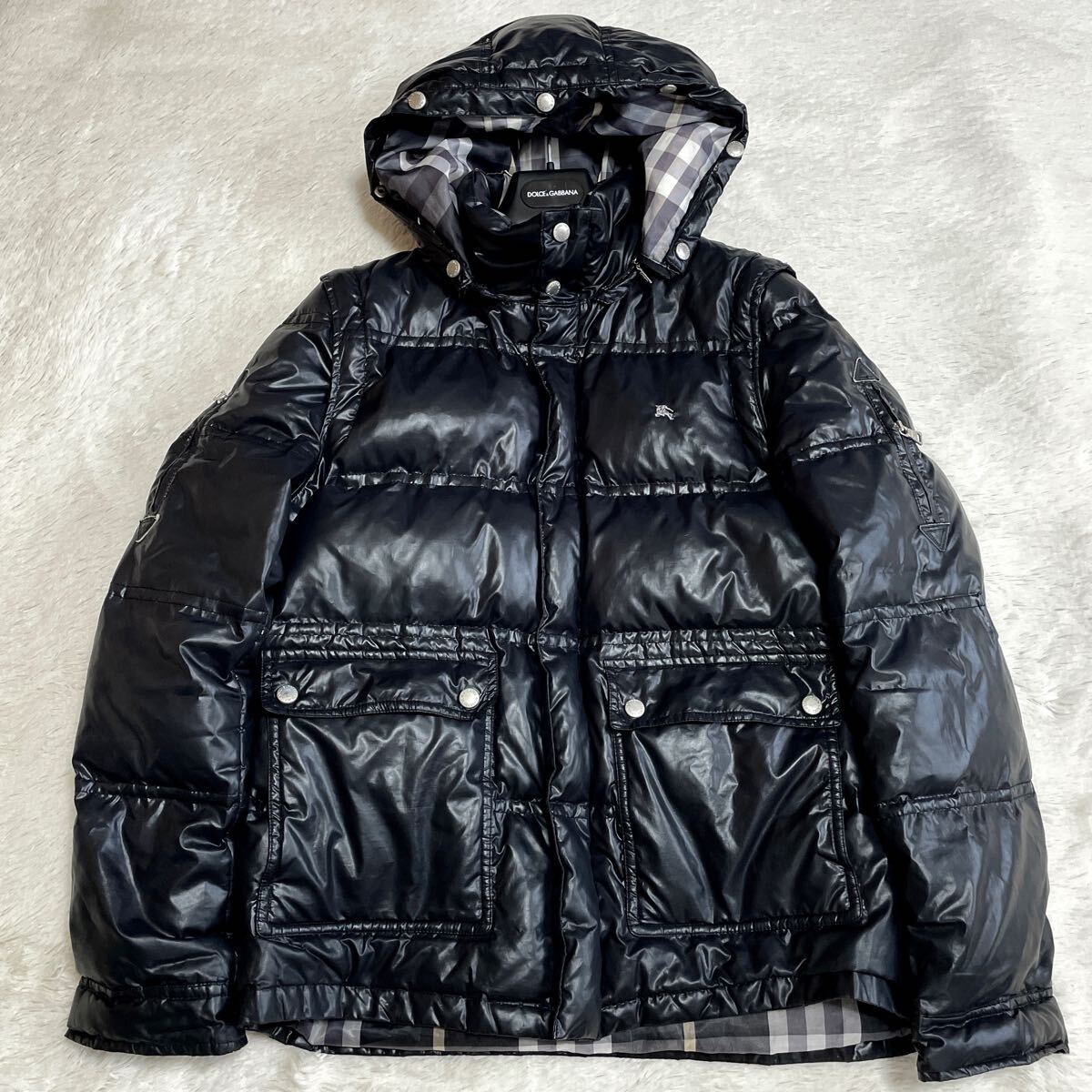 美品 バーバリーブラックレーベル 2way ダウンジャケット ダウン 美品 バーバリーブラックレーベル 2way ダウンジャケット ダウン