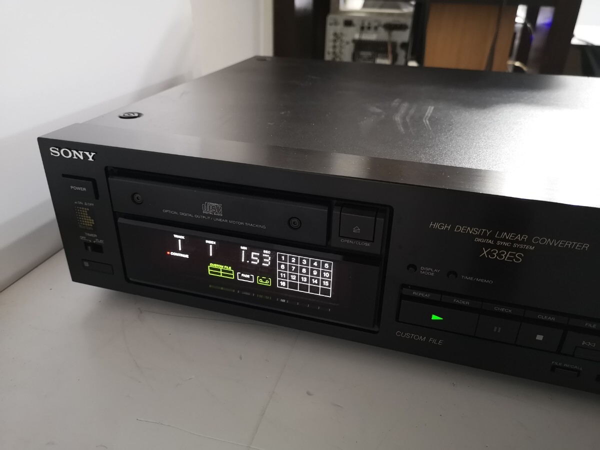 Yahoo!オークション - SONY CDP-X33ES CD PLAYER ジャンク 再生はでき...