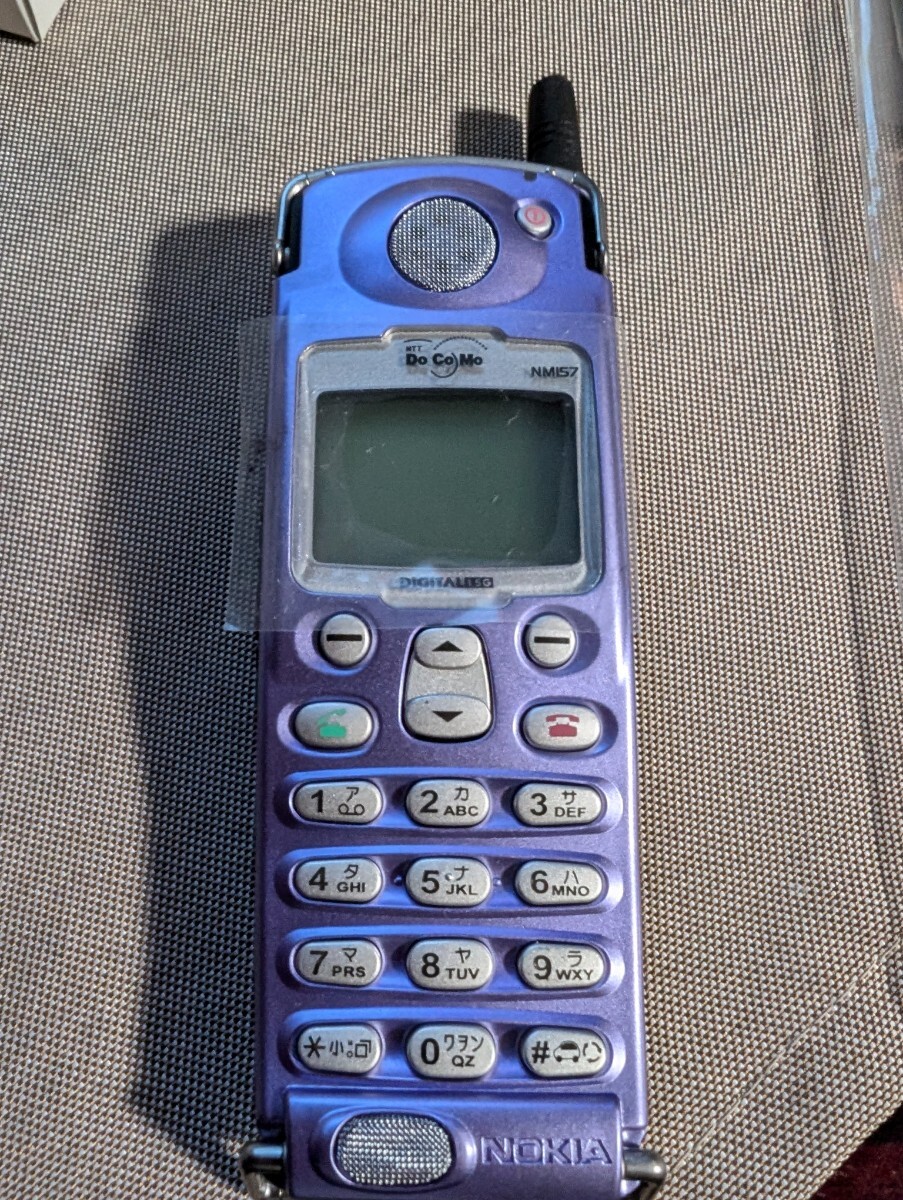 Yahoo!オークション - ドコモ NOKIA NM157 アメジストパープル 付属品...