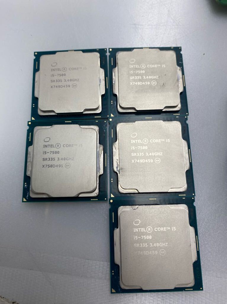 CC2-091324 5点セット インテル CPU Intel CORE i5 7500 X5点 SR335 3.4GHz(Core i5)｜売買されたオークション情報、yahooの商品情報を ...