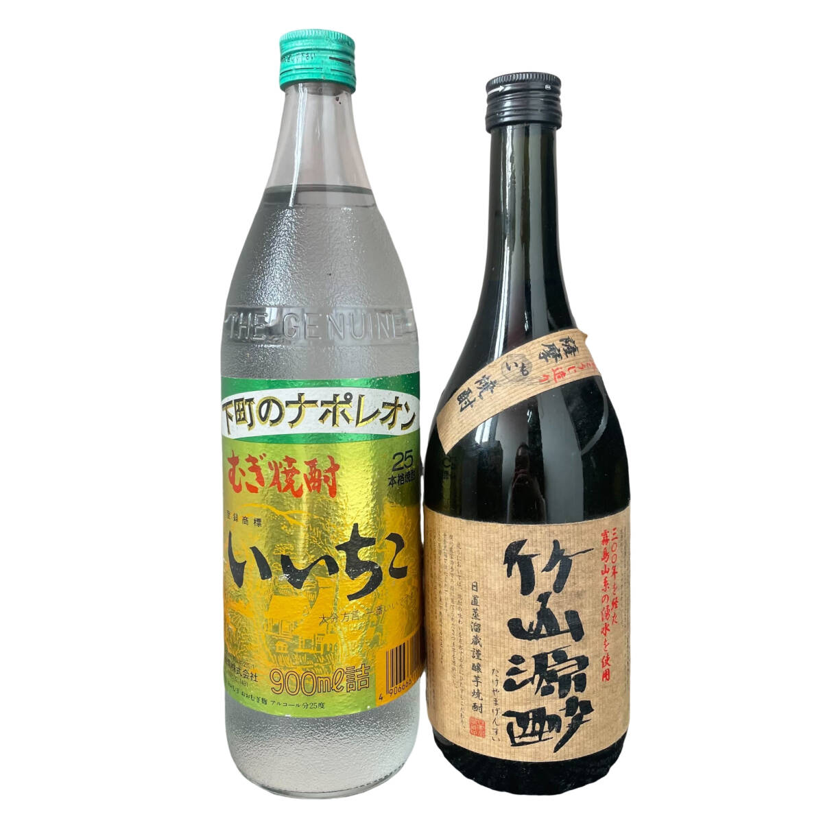 Yahoo!オークション - 焼酎 いいちこ 竹山源酔 900ml 720ml 25度 むぎ ...