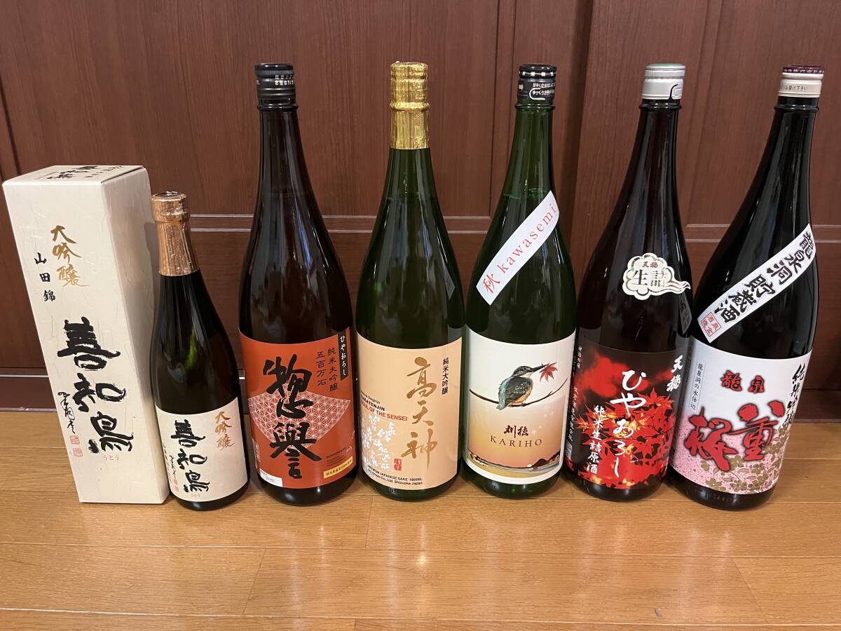 Yahoo!オークション - 最近 八重桜 天穏 刈穂 高天神 惣誉 1800ml 5本 ...