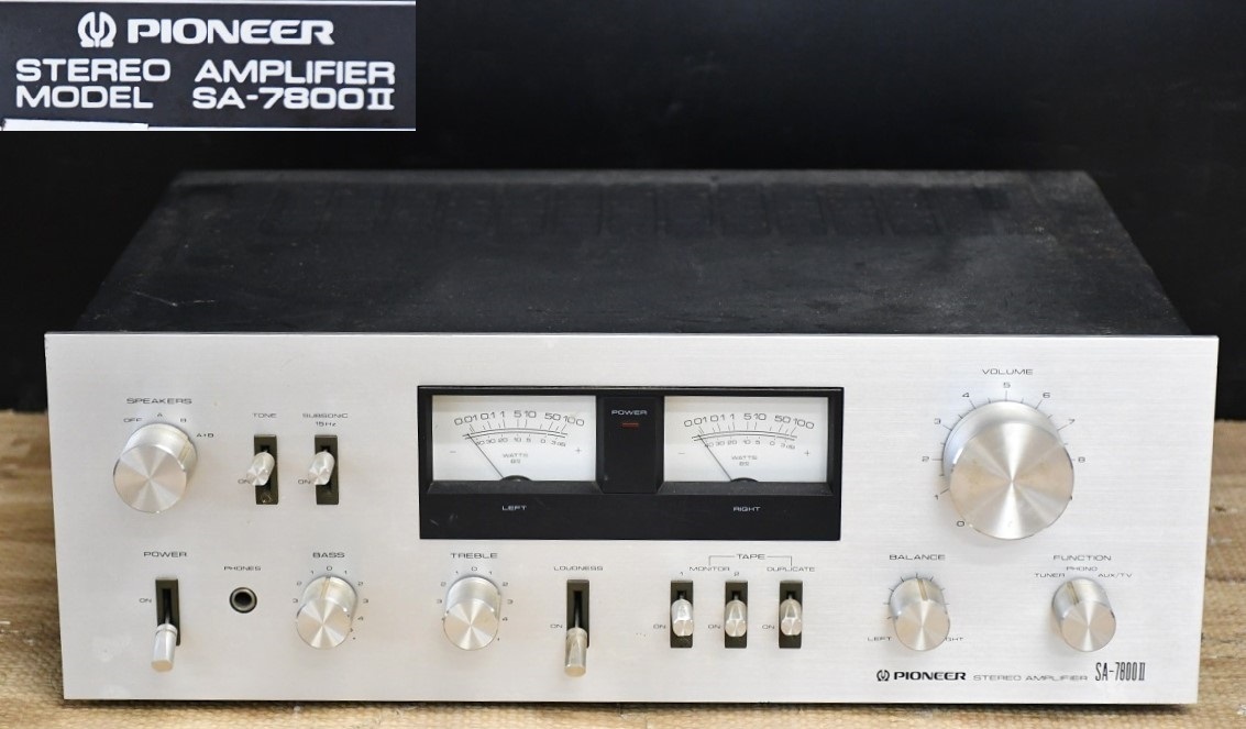 Yahoo!オークション - NY9-71【現状品】PIONEER ステレオアンプ SA-780...