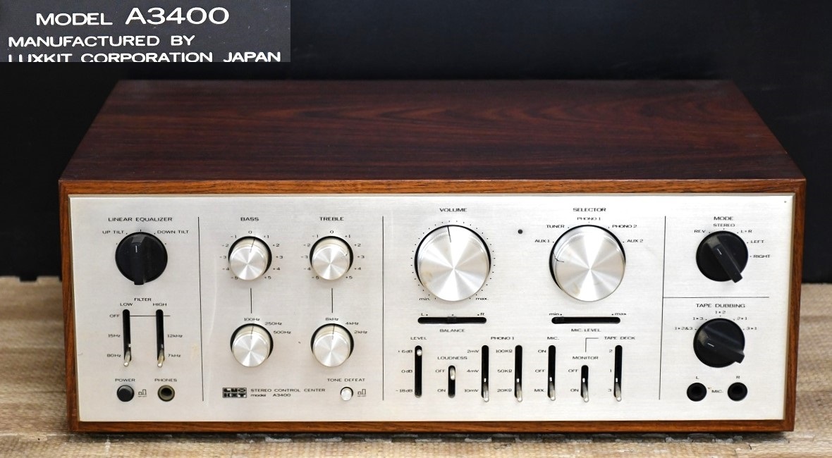 Yahoo!オークション - NY9-94【ジャンク品】LUXKIT ステレオコントロー...