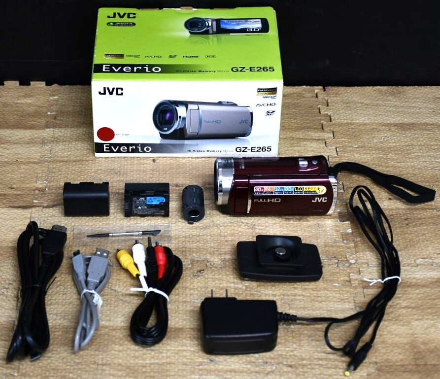 Yahoo!オークション - CY9-36【現状品】JVC デジタルビデオカメラ GZ-E...