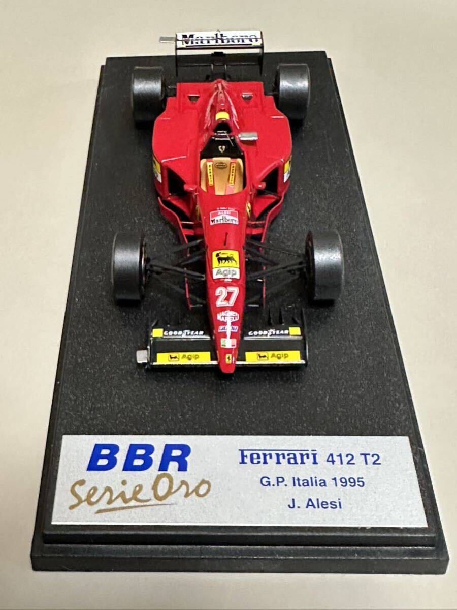 Yahoo!オークション - BBR 1/43 9300 Ferrari 412T2 #27 GP Italia 199...