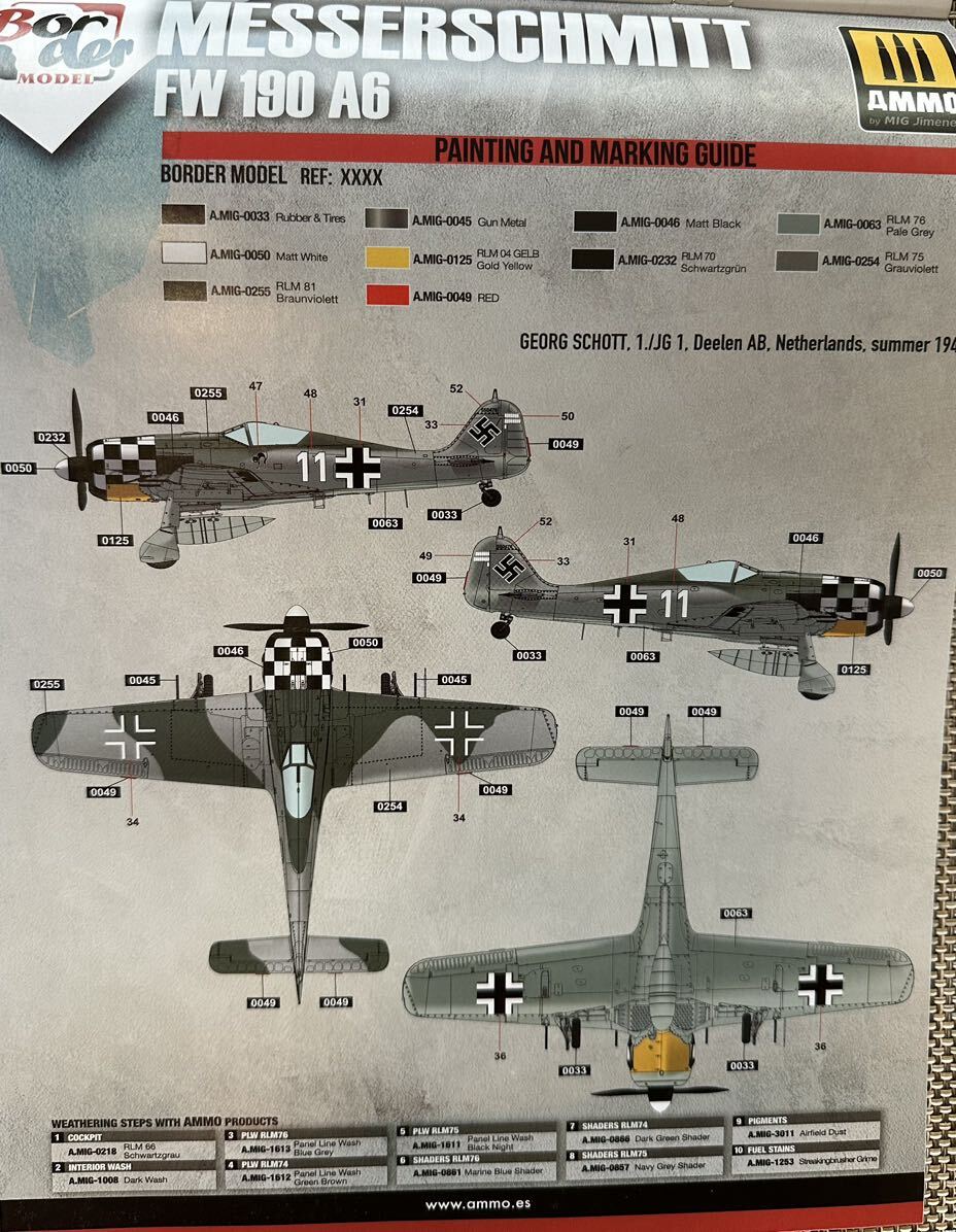 Yahoo!オークション - Border 1/35 9089 FOCKE-WULF FW190A-6ボーダー...