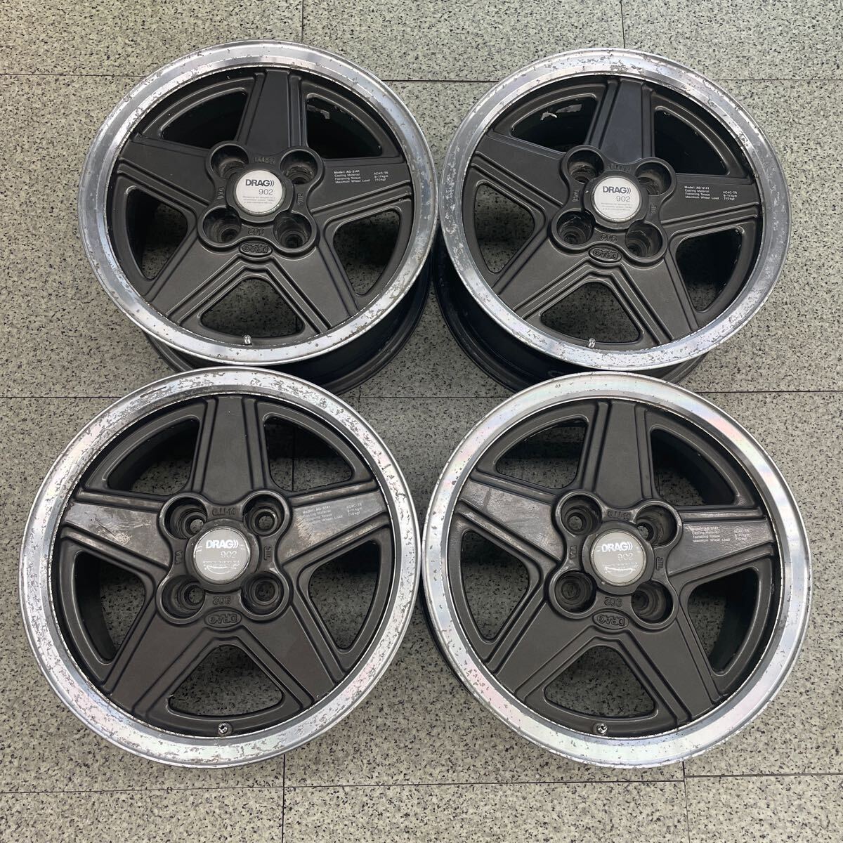 Yahoo!オークション - ブリヂストン LEONARD Drag 902 14インチ 6J +38...