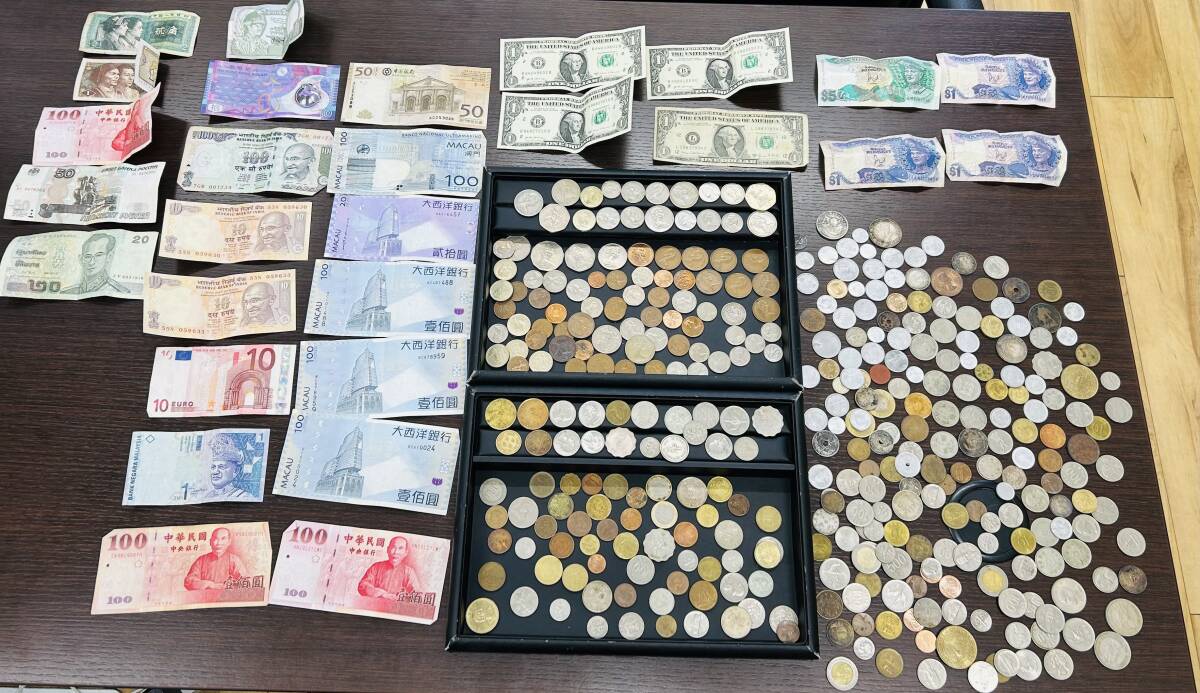 Yahoo!オークション - ＃10476A【コレクター必見】約1800g/海外/外国銭...