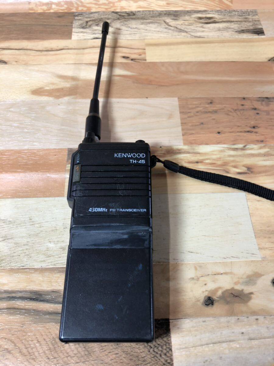 Yahoo!オークション - KENWOOD TH-45 430MHz FM TRANSCEIVER 通電のみ...