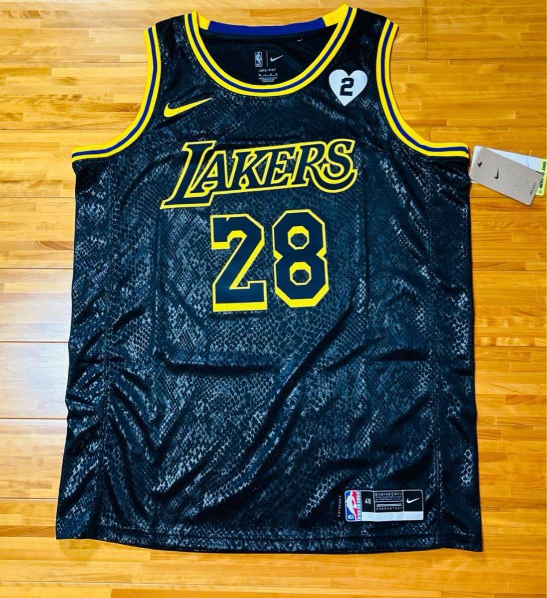 NBA レイカーズ 八村塁 ブラックマンバ ユニフォーム コービー NBA レイカーズ 八村塁 ブラックマンバ ユニフォーム コービー