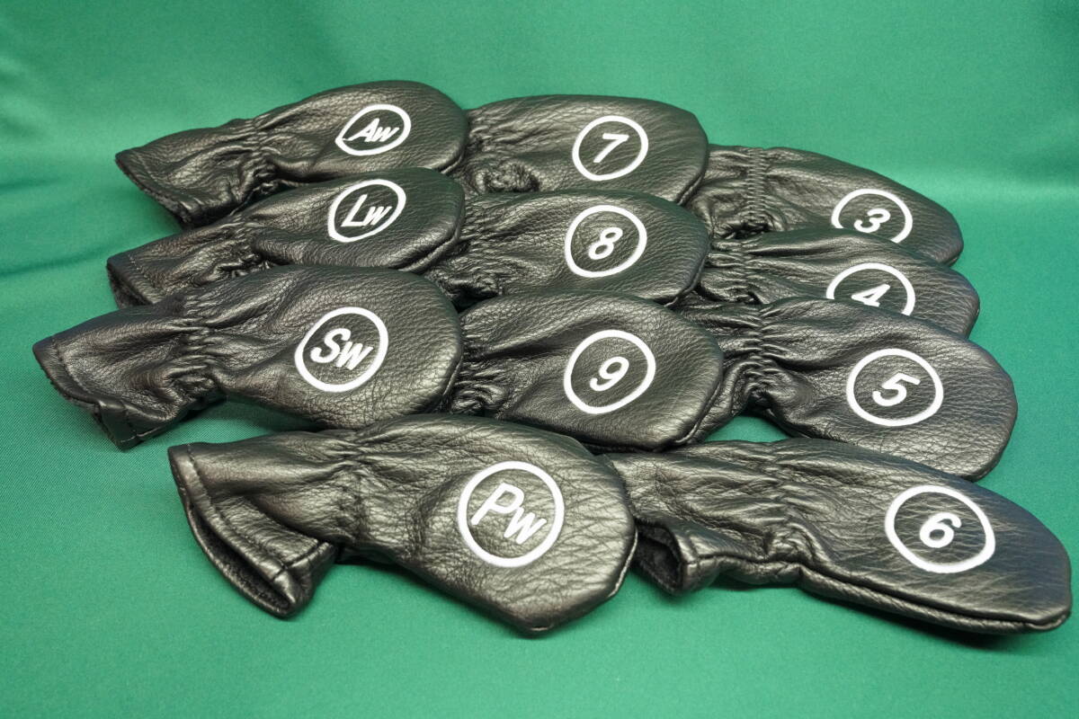 Yahoo!オークション - 『高品質レザー』テーラーメイド アイアンカバー...